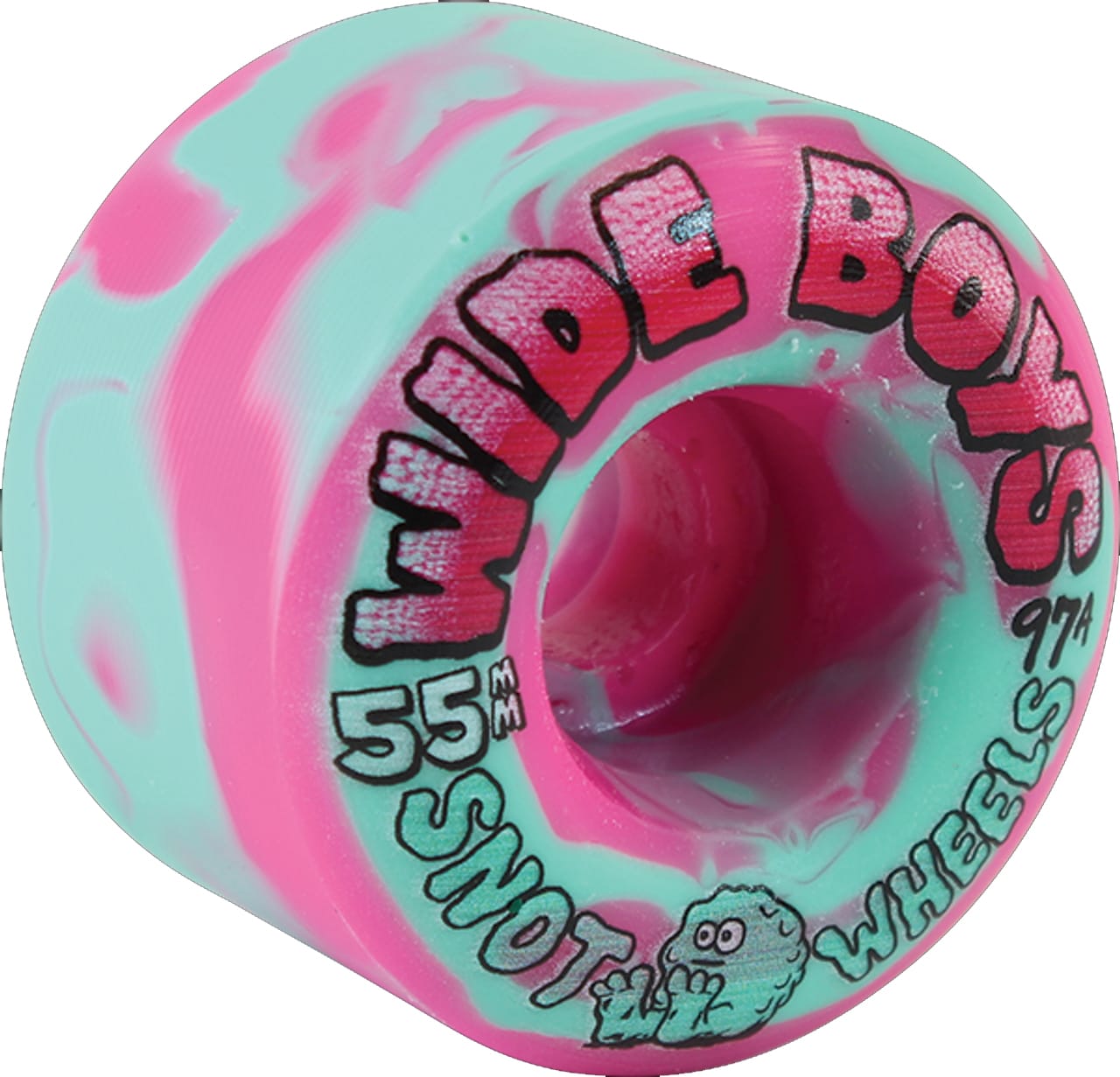 Snot Wide Boys 55mm 97a Ice/Pink Swirl – Waterboyz