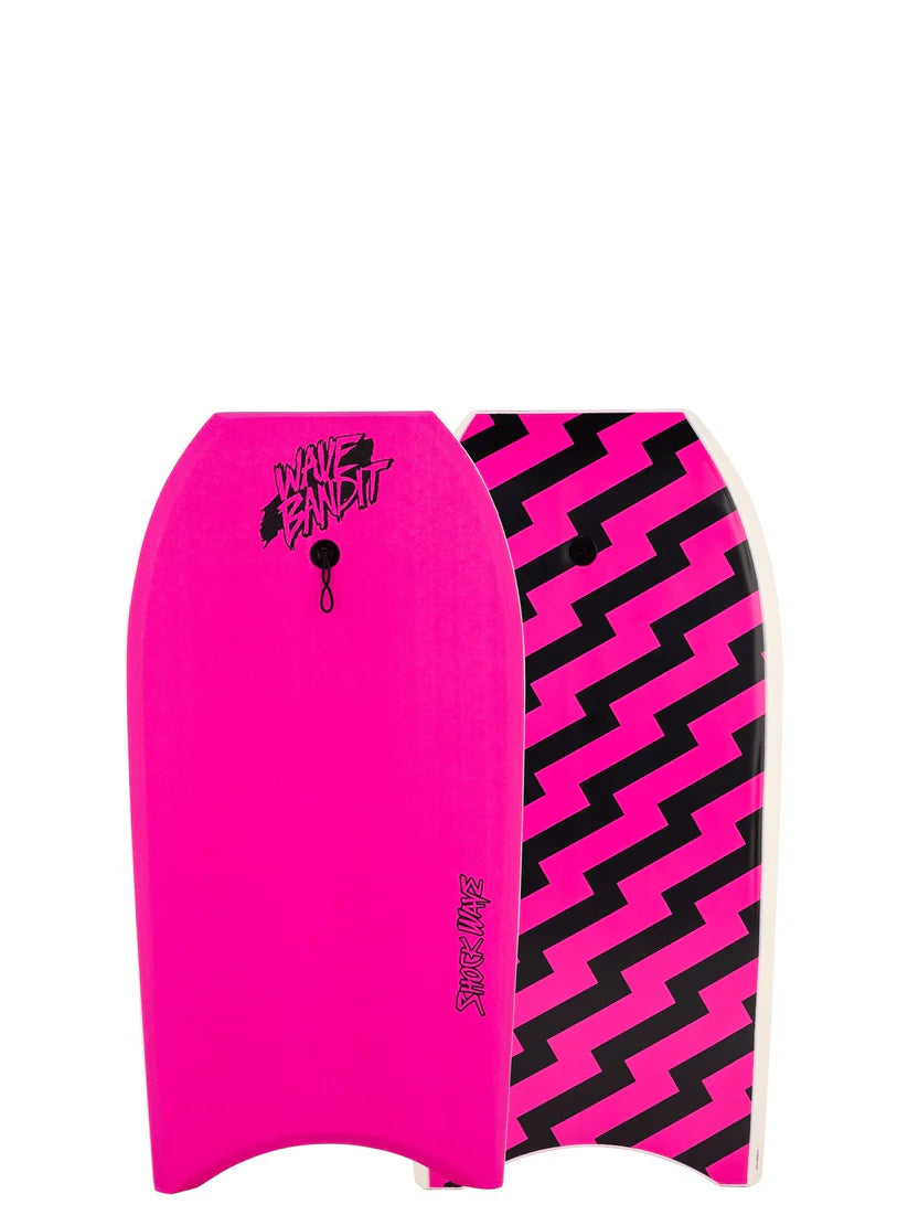 Wave Bandit Shockwave 45" Pink Bodyboard – Waterboyz