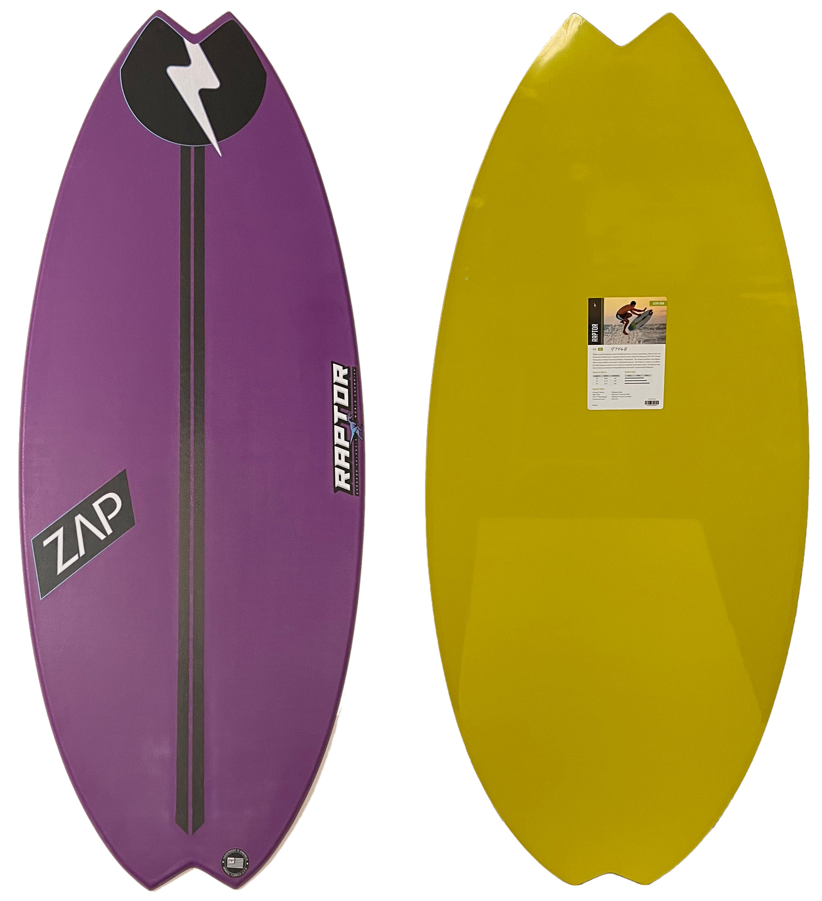 Zap Raptor 53" Purple – Waterboyz