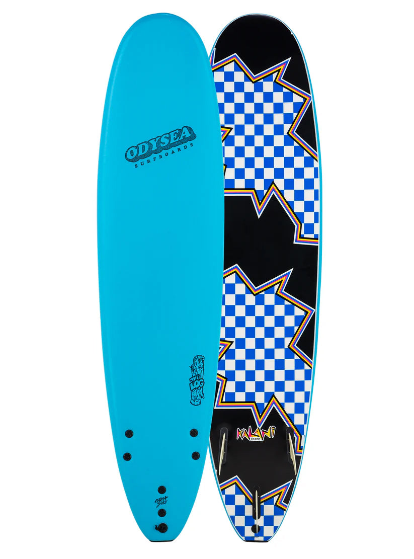 Odysea 7'6" Log Kalani Robb Cool Blue Surfboard – Waterboyz