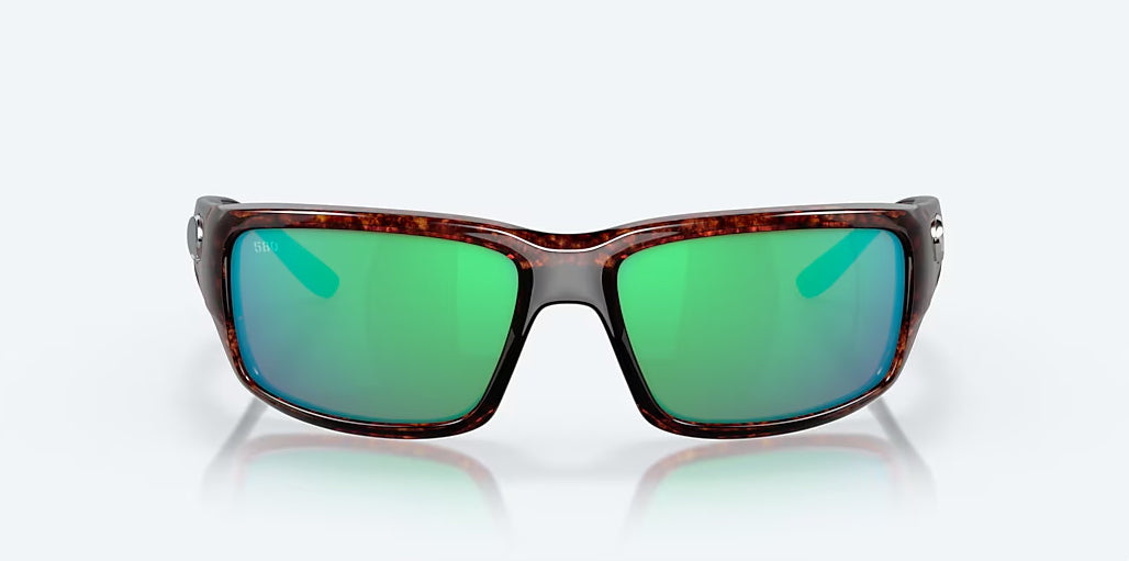 Costa Fantail Tortoise Green Mirror 580G Polarized Sunglasses