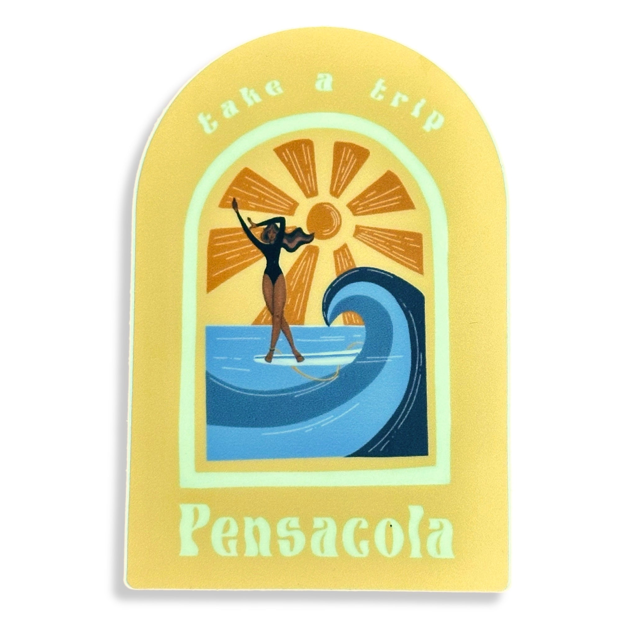 Pcola Trip Arch Sticker – Waterboyz