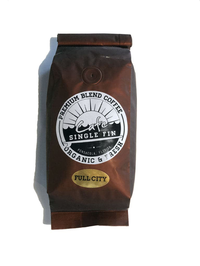 Cafe Single Fin Premium Coffee 12oz Bag – Waterboyz