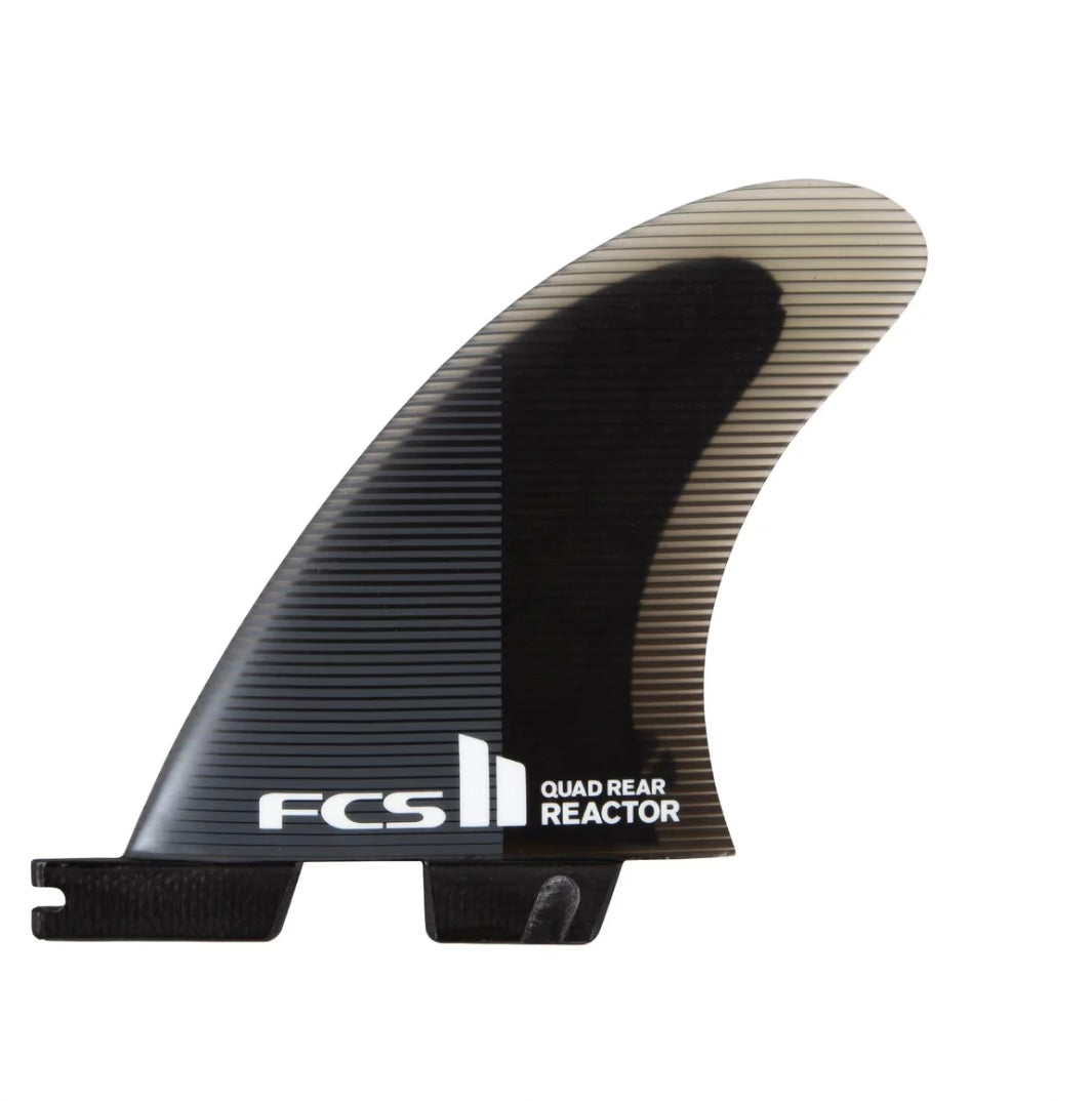 FCS II Reactor PC Quad Rear Charcoal/Black – Waterboyz
