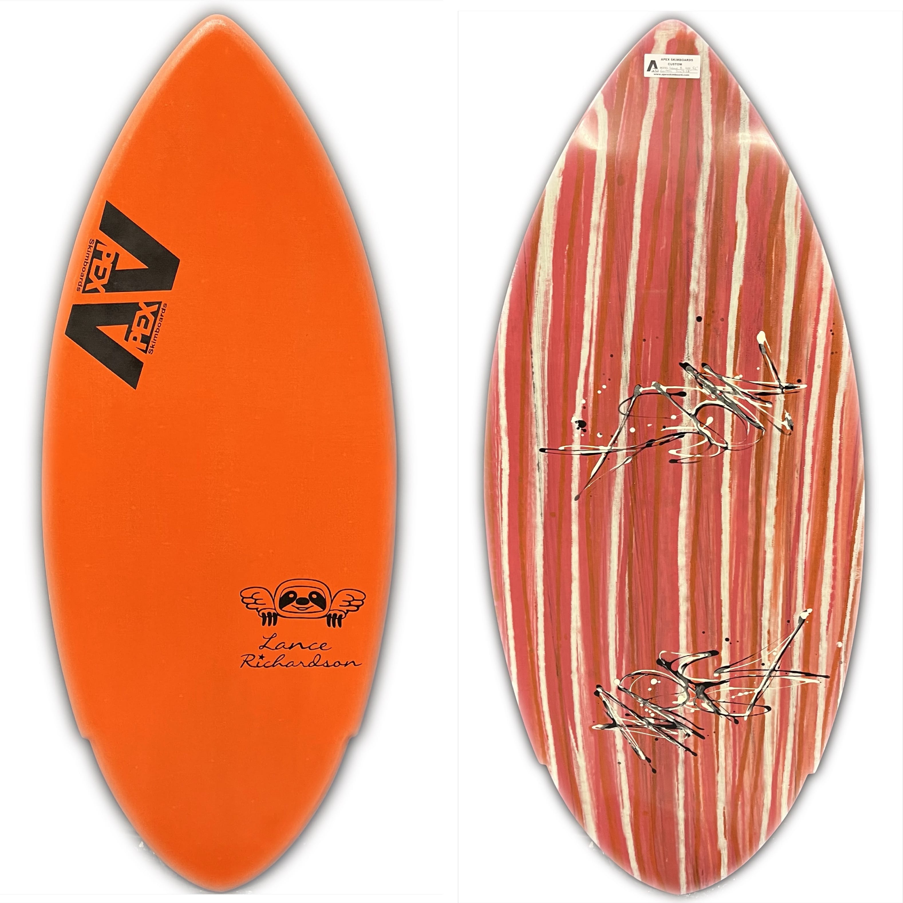 Apex 52" Carbon Lance Richardson Pro Model Skimboard - Orange – Waterboyz