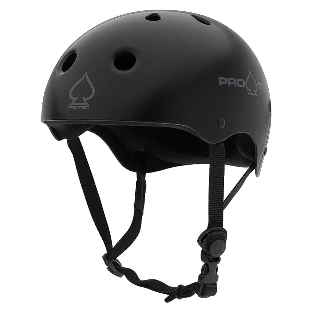 Protec Classic Gloss Black Skate Helmet – Waterboyz